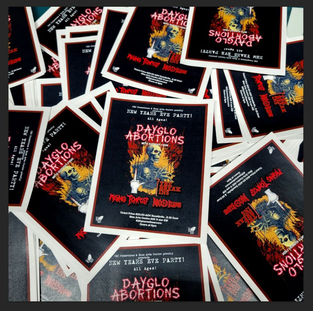 Hand Bills / Quarter Sheet Concert / Show Flyers 4.25 x 5.5in - inspyre ...