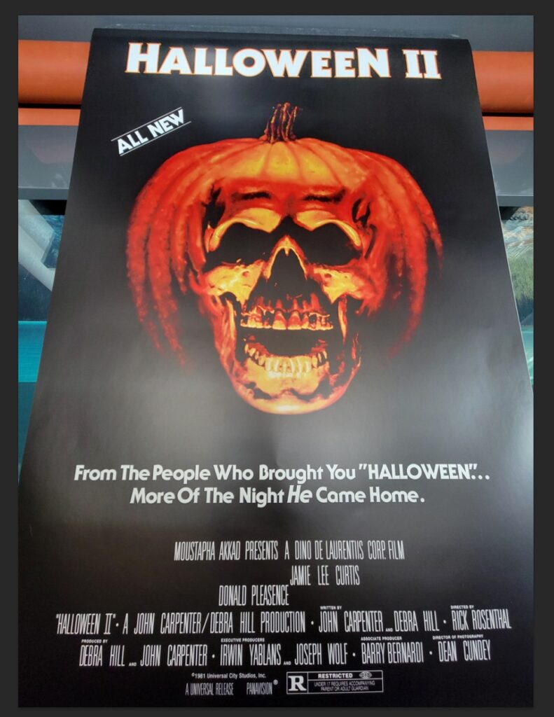 HALLOWEEN II Remastered High Resolution Movie Poster, 36 x 24in | 1981 ...